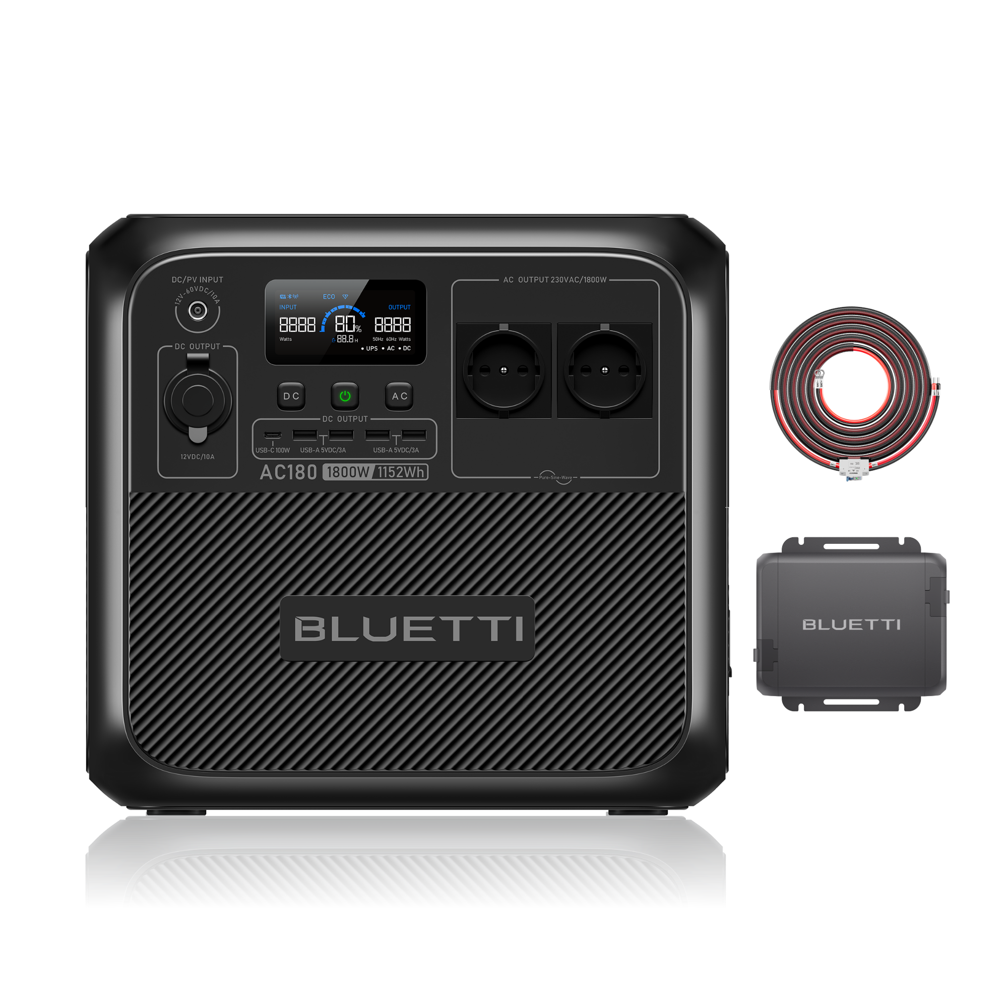 BLUETTI AC180+Charger 1: Recarga la estación de energía portátil mient - BLUETTI España