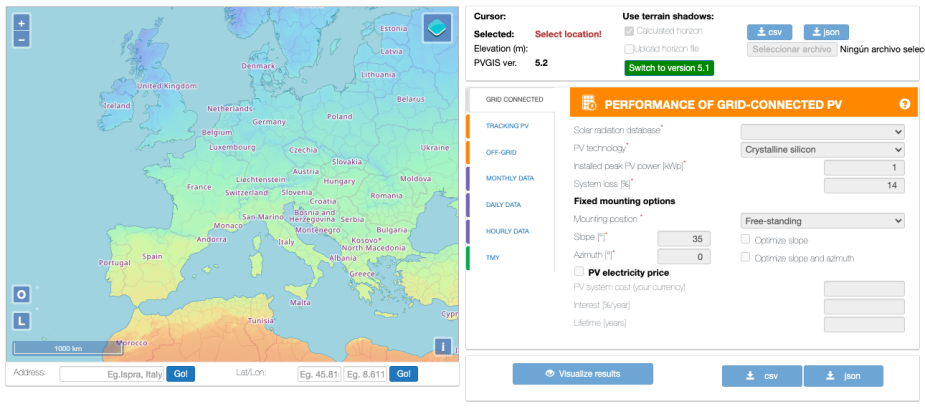 ¿Qué es PVGIS? ¿Cómo utilizarlo? [Guía paso a paso] - BLUETTI España